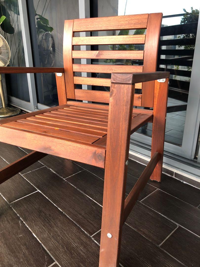 IKEA APPLARO outdoor chair, Furniture & Home Living, Furniture, Chairs ...