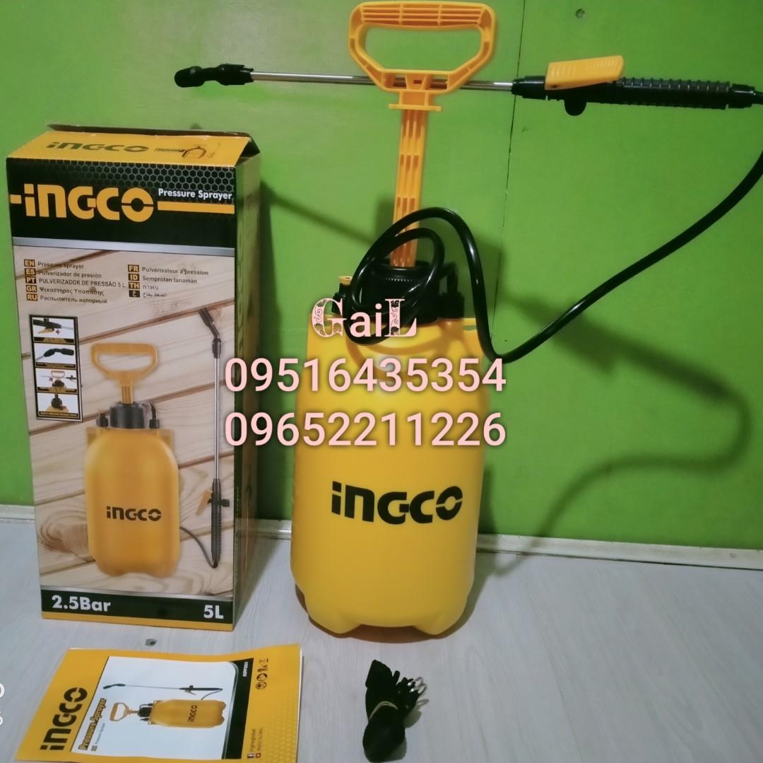 INGCO 2L / 5L / 16L Pressure Sprayer / Knapsack Sprayer, Furniture ...