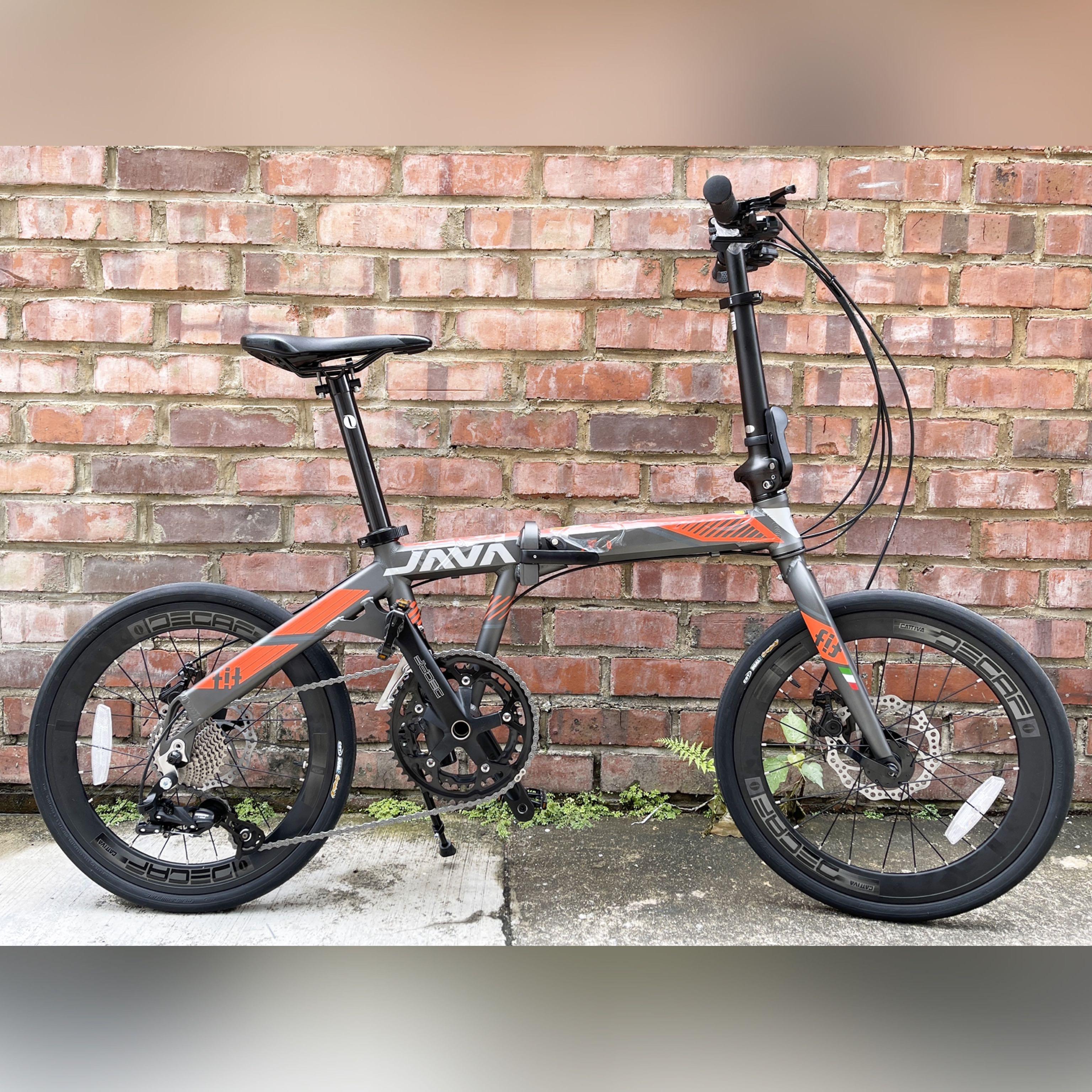 (Instock) 18 speed JAVA Fit 20inch folding bicycle (Decaf Model ...