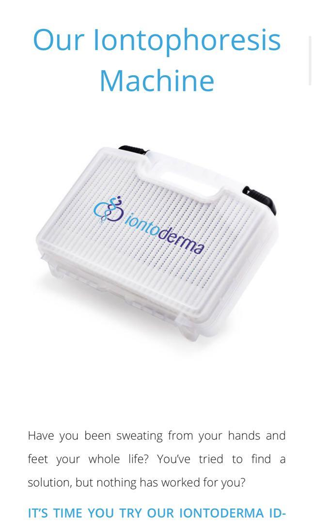 Iontoderma Iontophoresis Machine, Health & Nutrition, Massage Devices ...