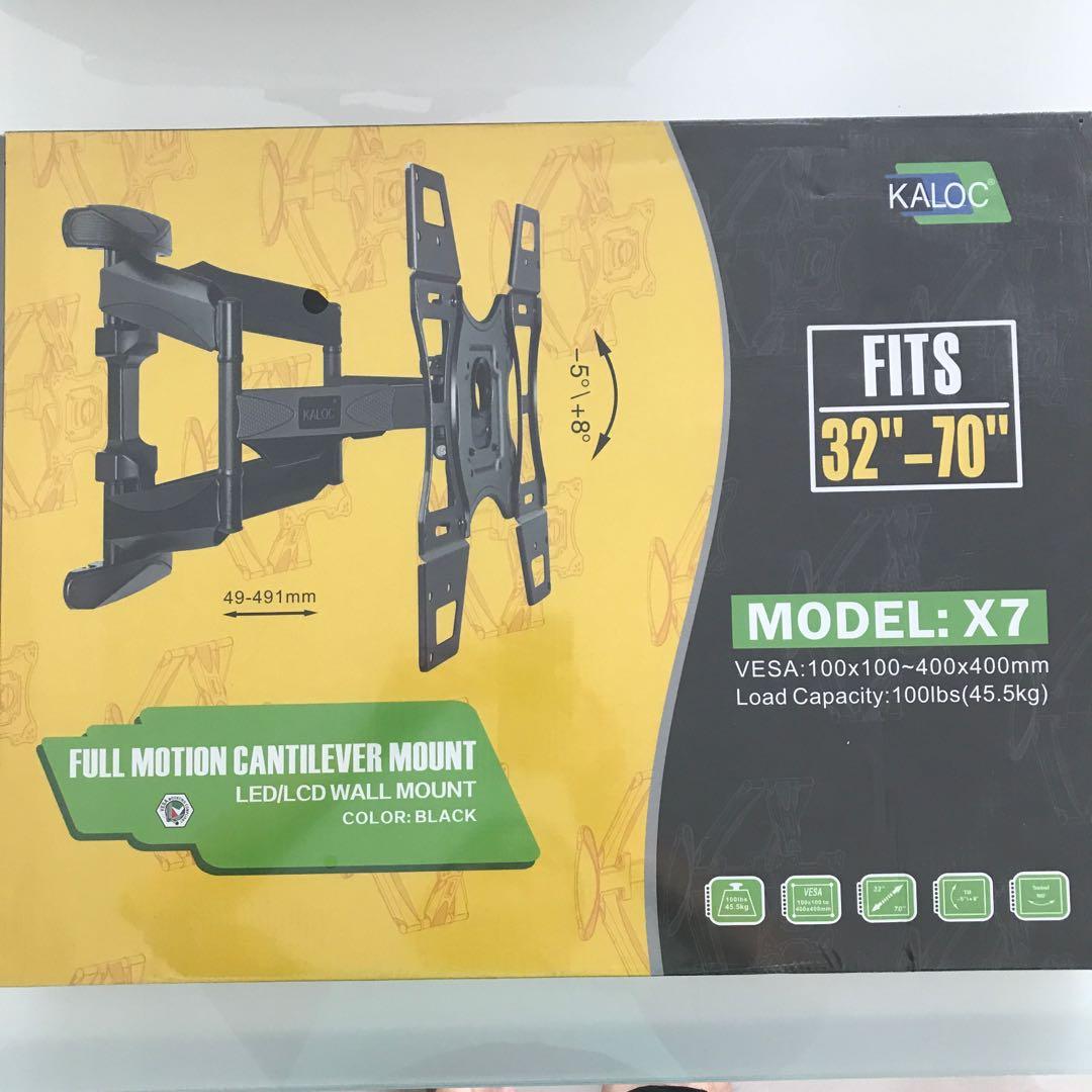 Kaloc X7 TV wall mount bracket (VESA), TV & Home Appliances, TV ...