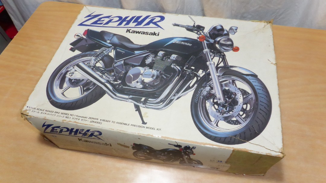 KAWASAKI Zephyr 01 1/12 Scale Building Kit Aoshima Japan, Hobbies ...
