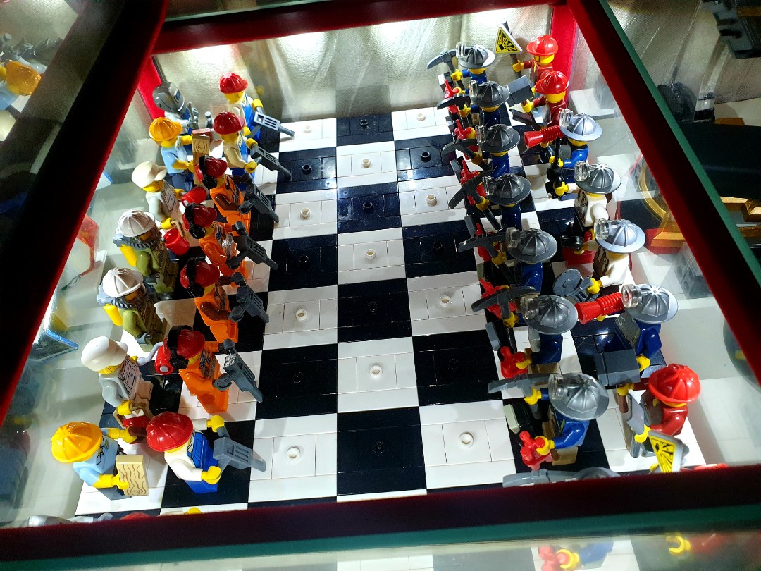 LEGO construction chess set MOC, Hobbies & Toys, Toys & Games on Carousell