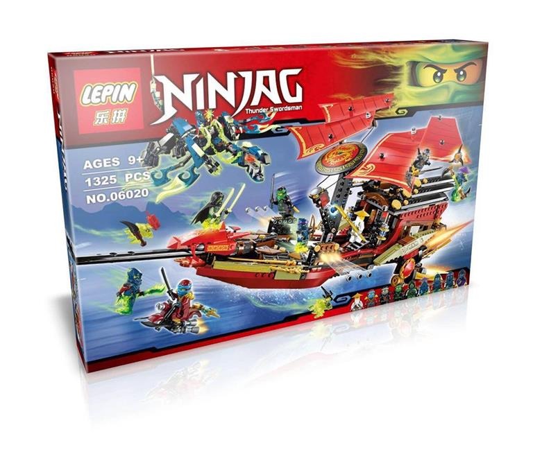 Lepin Lego Ninjago Ninja Go Destiny Bounty Pirate Sail Boat Ship ...