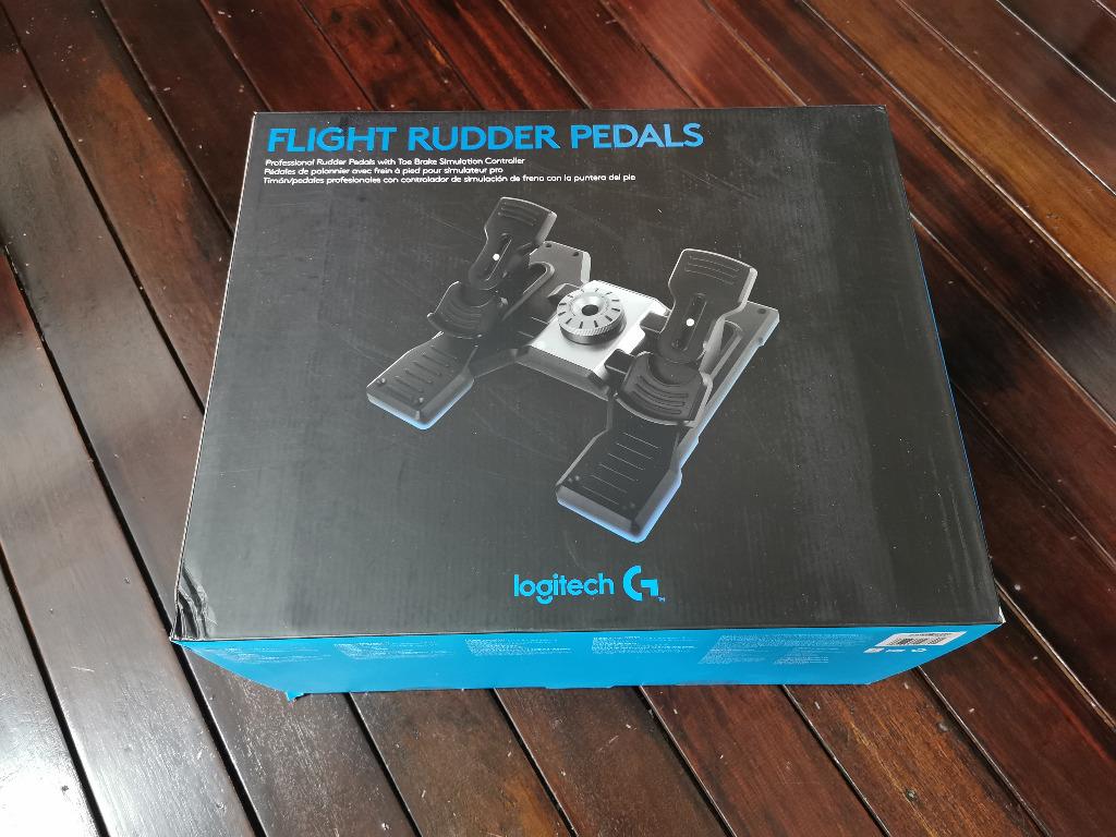 Saitek / Logitech Pro Flight Rudder Pedals for PC, Video Gaming, Video ...