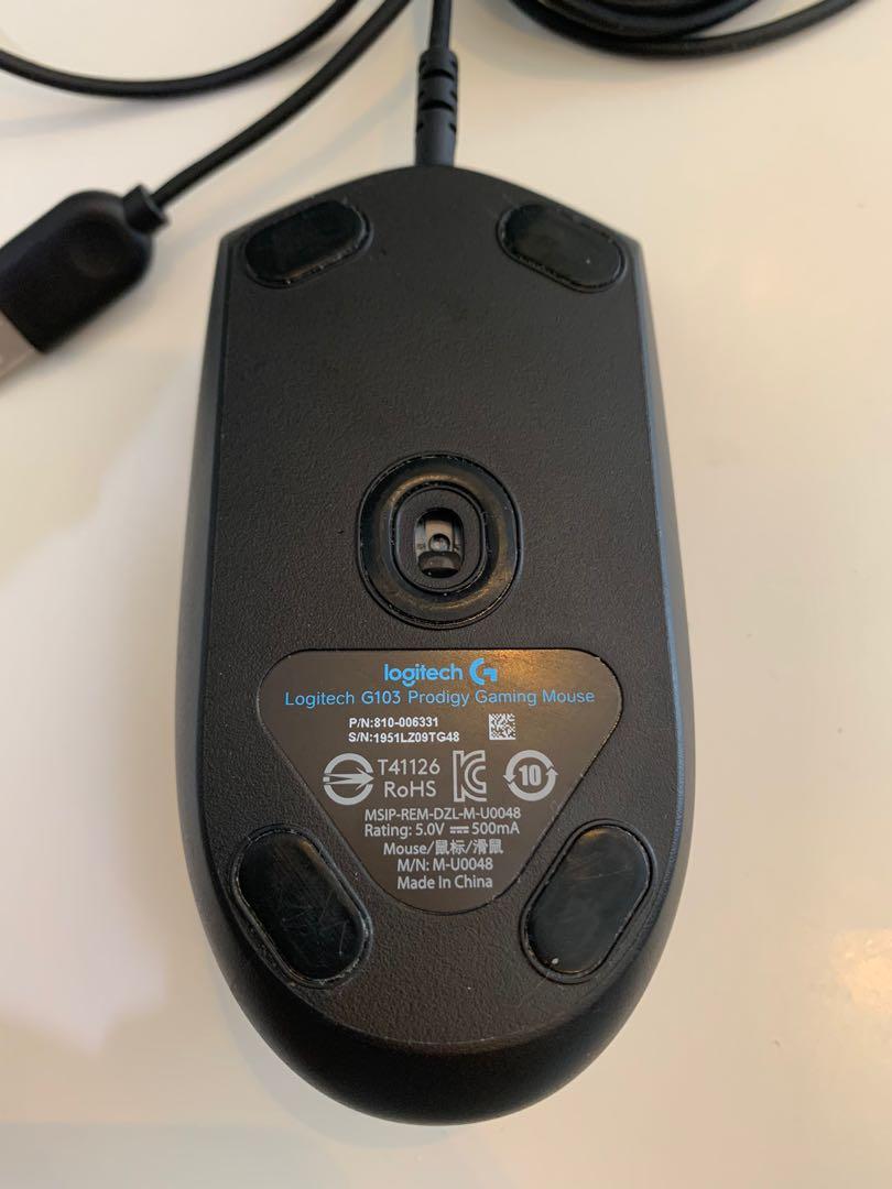 Logitech G103 Mouse, Electronics, Computer Parts & Accessories on Carousell