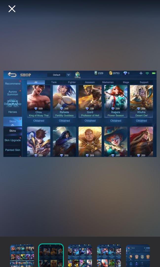 Mobile legends, Toys & Games, Video Gaming, Video Games on Carousell