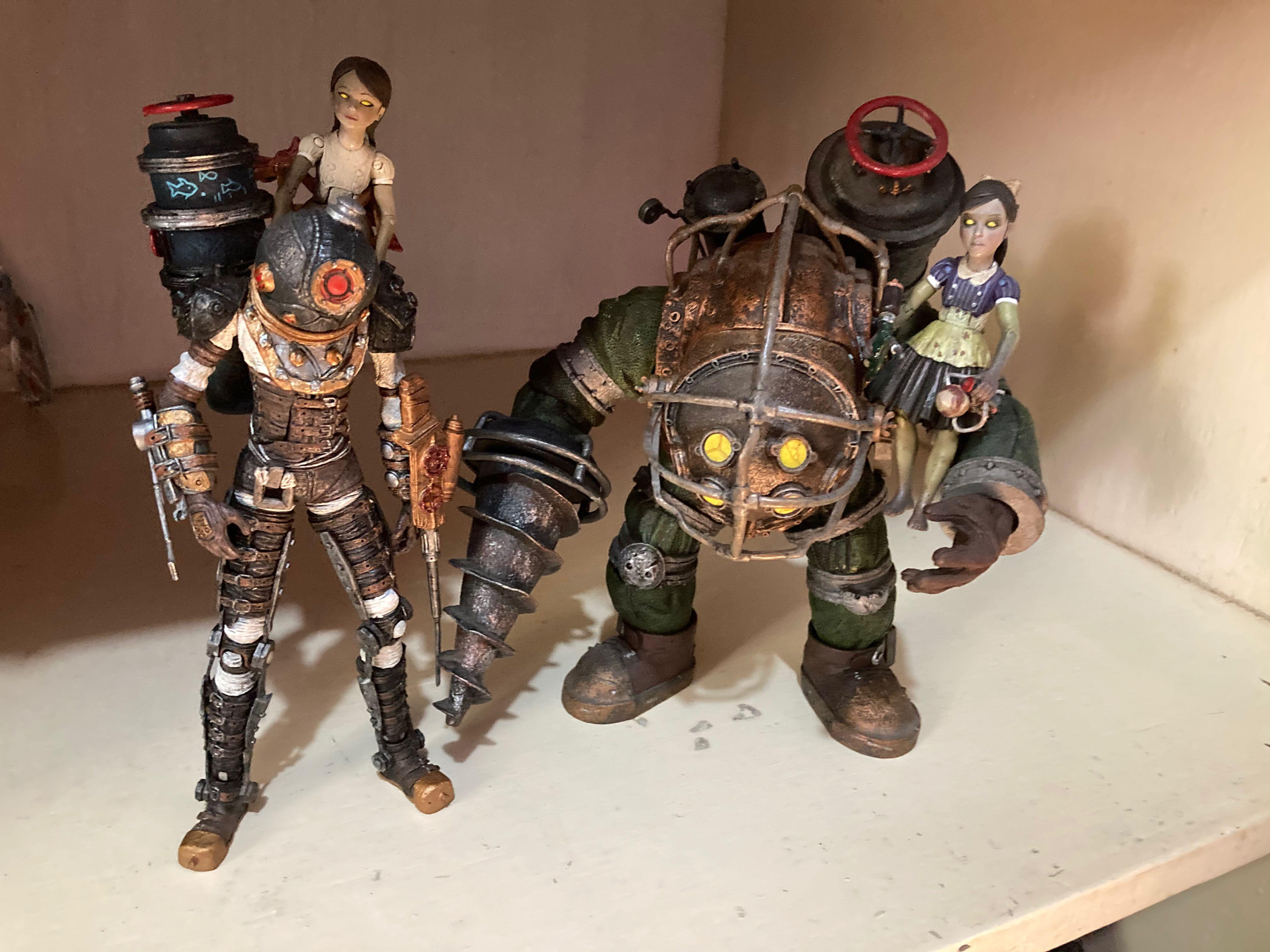 Neca bioshock 2 figures, Hobbies & Toys, Toys & Games on Carousell