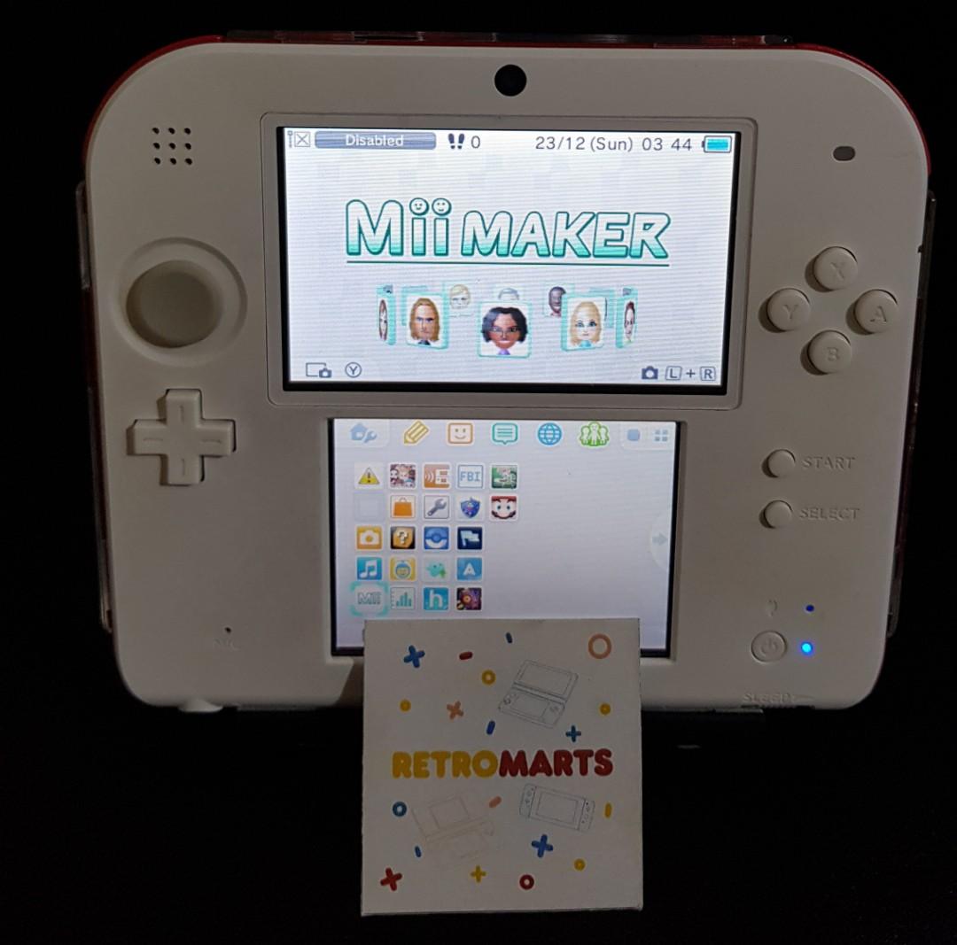 Nintendo 2DS Red/White, Video Gaming, Video Game Consoles, Nintendo on ...