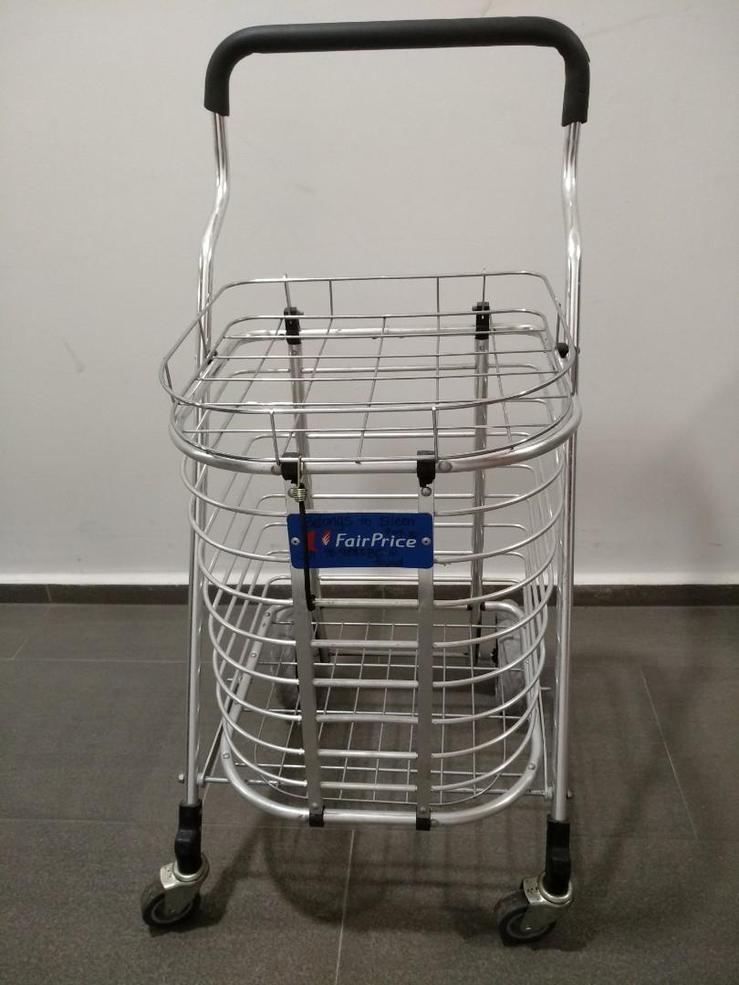 Ntuc Trolley Shopping Cart, Babies & Kids, Strollers, Bags & Carriers ...