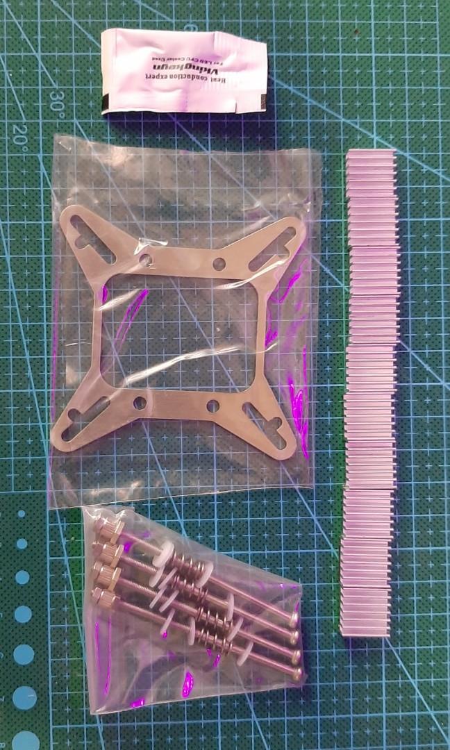 Nvidia/Amd gpu cooler brackets sets , 2x120mm fans and fans bracket ...