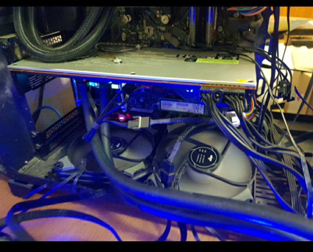 Nvidia/Amd gpu cooler brackets sets , 2x120mm fans and fans bracket ...