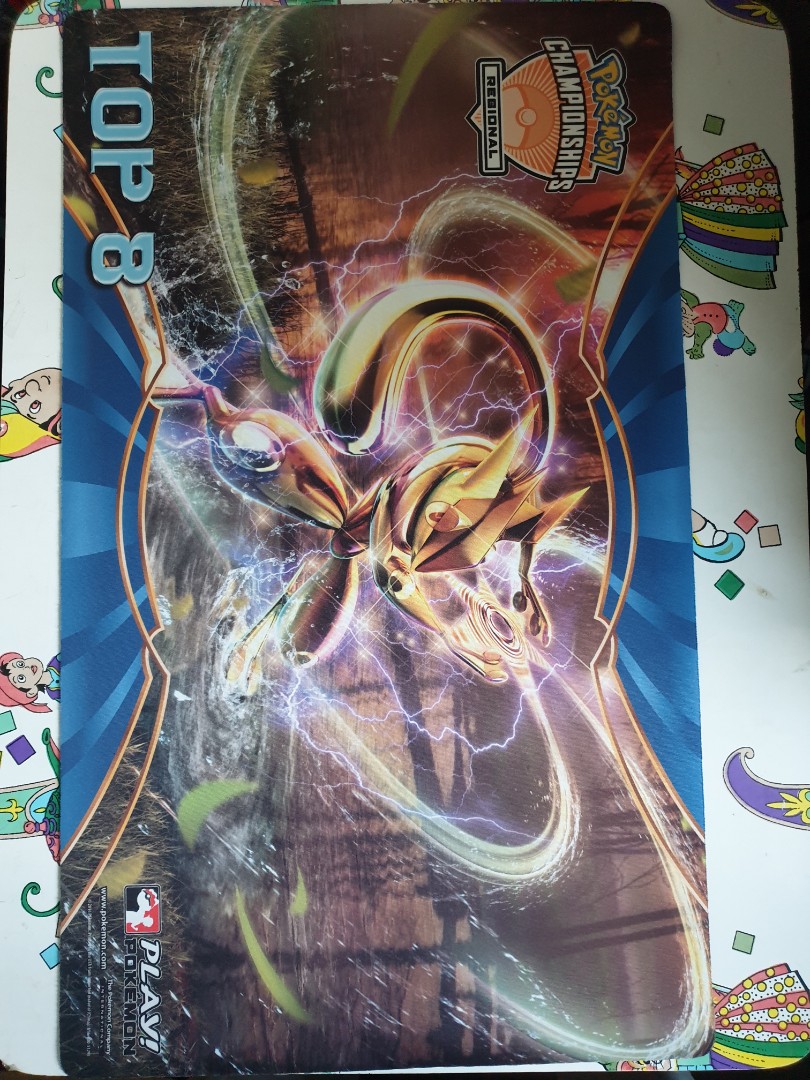 Pokemon playmat Top 8, 興趣及遊戲, 玩具 & 遊戲類 - Carousell
