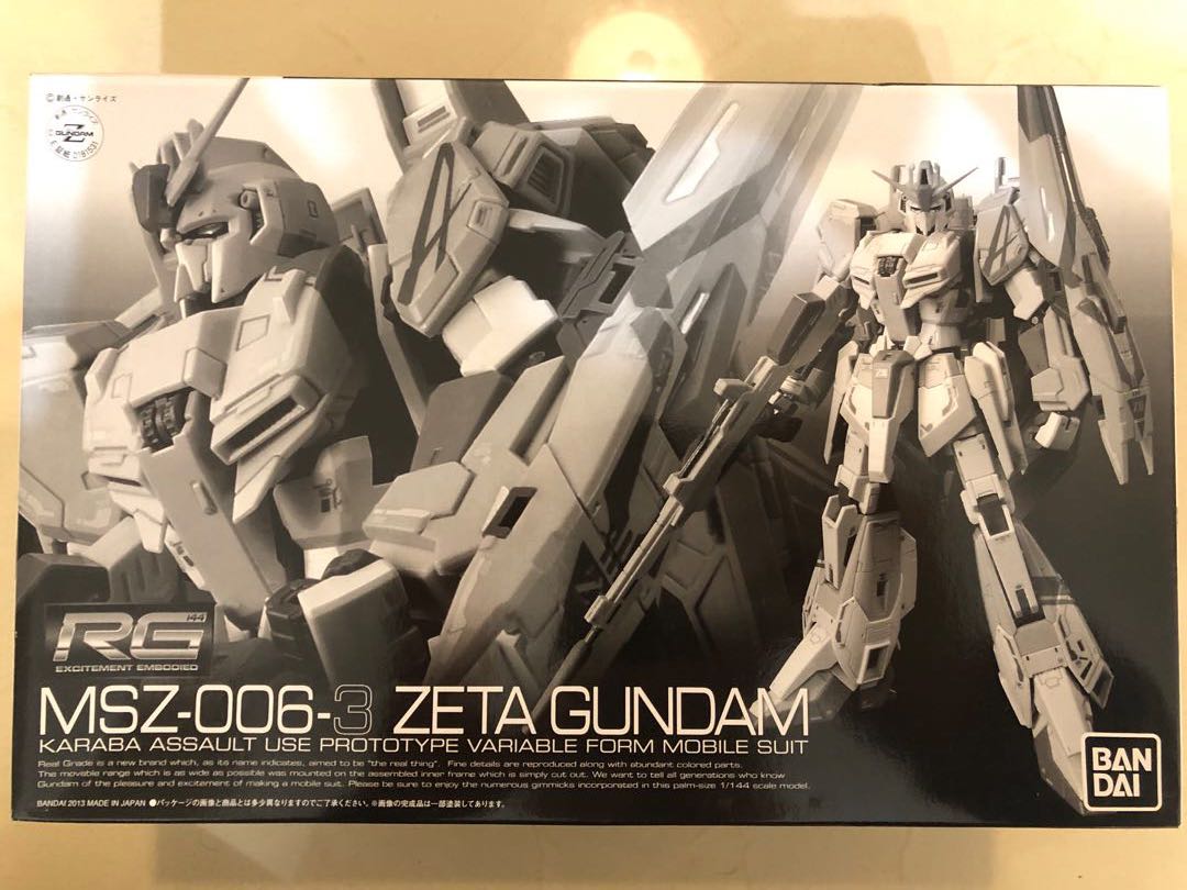 RG 1/144 MSZ-006-3 Zeta Gundam Z3 高達, 興趣及遊戲, 玩具 & 遊戲類 - Carousell