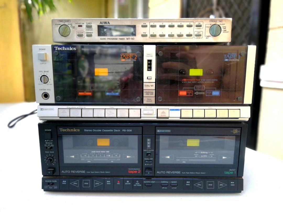 TECHNICS TAPE DECKS AND AIWA AUDIO TIMER, Audio, Other Audio Equipment ...