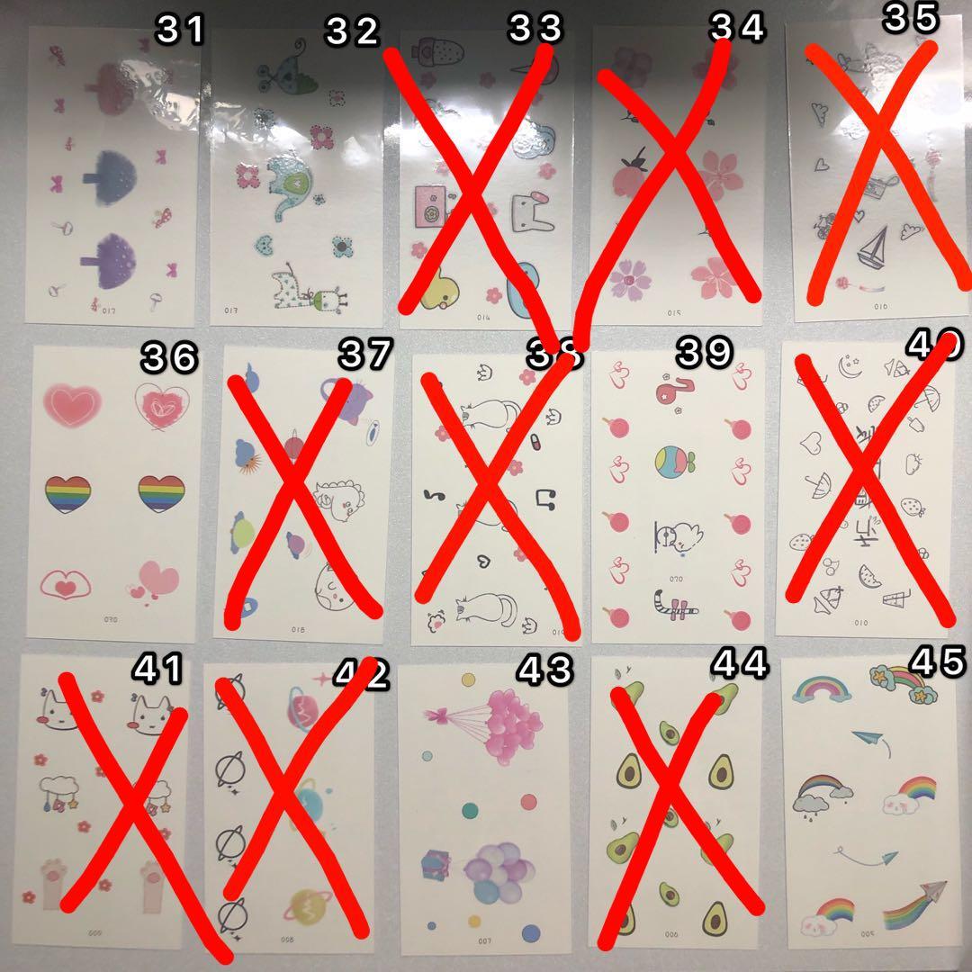 Temporary Tattoo Stickers, Hobbies & Toys, Stationery & Craft, Art ...