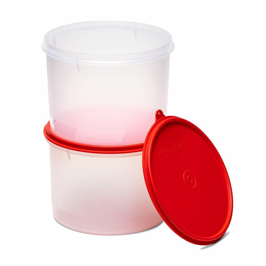 Tupperware 600 ml Modular Round Container Set of 2 Furniture Home Living Kitchenware Tableware Food Organisation Storage on Carousell