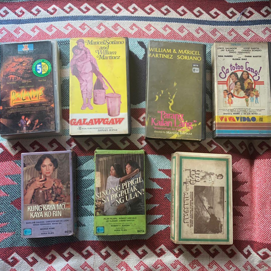 Vintage VHS & Betamax Classic Filipino Films, Hobbies & Toys ...