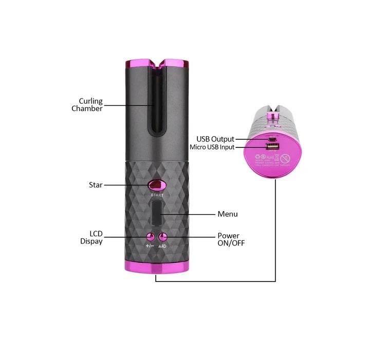 Wireless USB Automatic Hair Curler SL-886, Beauty & Personal Care, Hair on Carousell