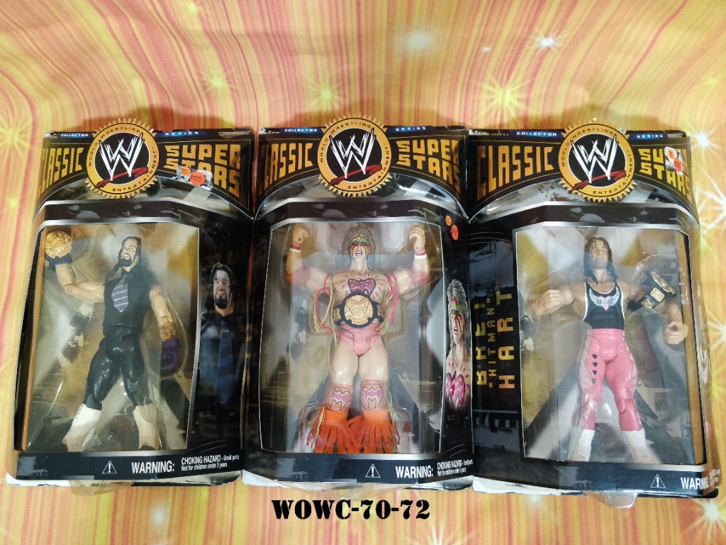WWE Classic Super Stars Series Bundle by Jakks Pacific, Hobbies & Toys ...