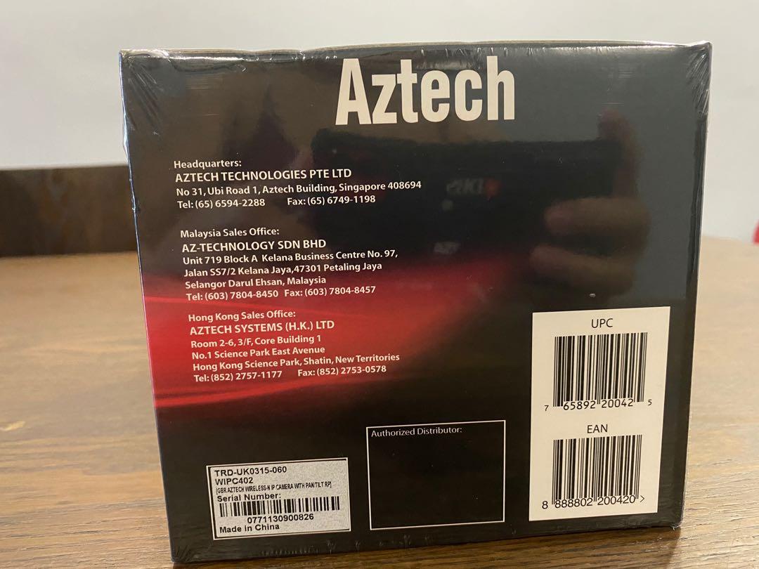 Aztech Wireless-N Pan/Tilt IP Camera, Electronics, Others on Carousell
