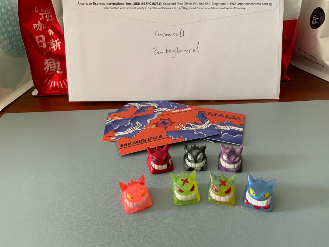BOB gengar artisan keycaps, Toys & Games, Bricks & Figurines on Carousell