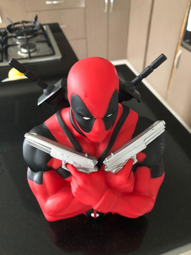 Deadpool PVC Bust Coin Bank, Hobbies & Toys, Toys & Games on Carousell