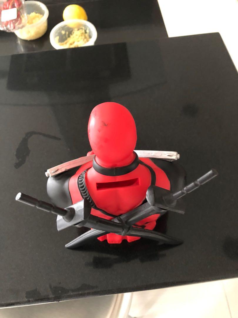 Deadpool PVC Bust Coin Bank, Hobbies & Toys, Toys & Games on Carousell