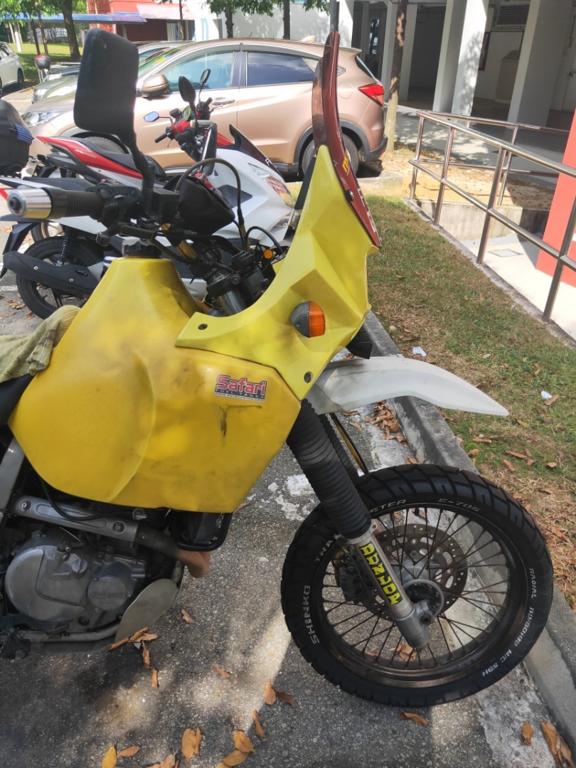 Suzuki DR650 rear complete fender with tail light, Motorcycles ...