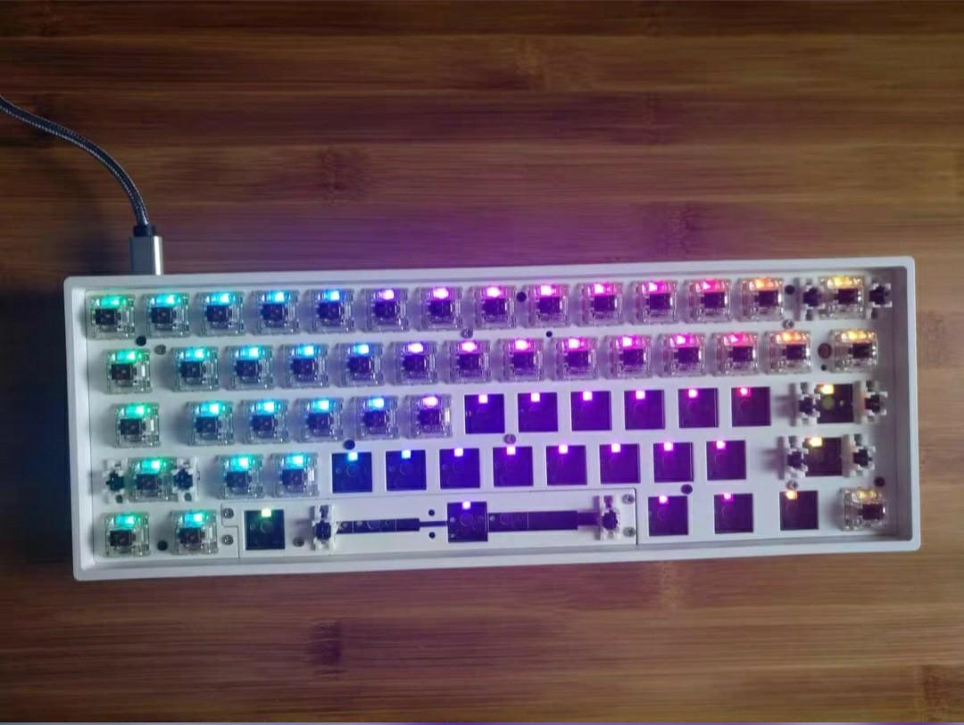 GK61x Hotswappable Mechanical Keyboard 60% Barebones Kit gk61xs gk61x ...