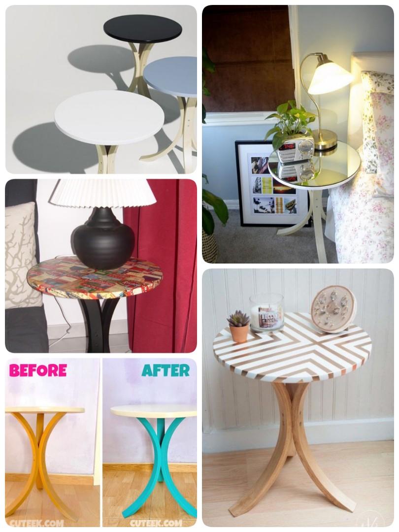 Ikea Fornbro wood side table/ coffee table, Furniture & Home Living ...