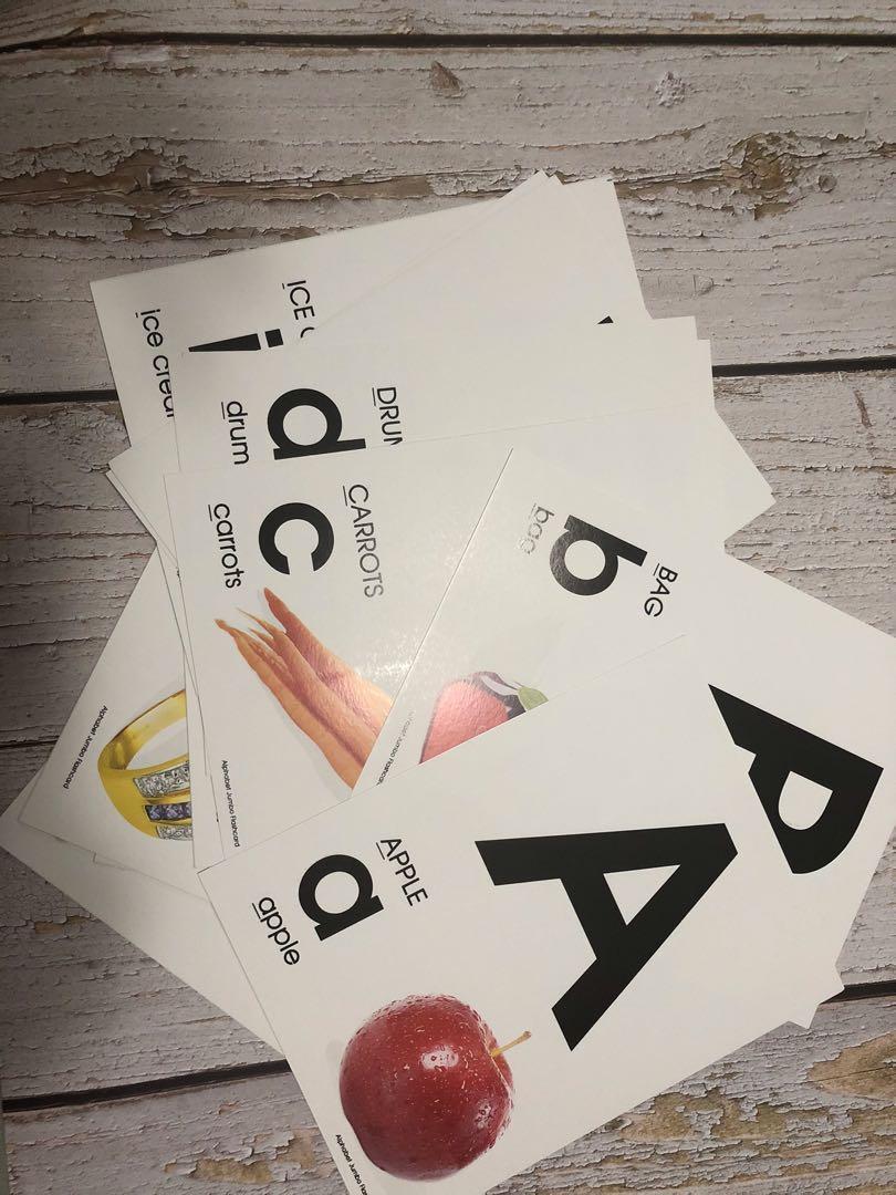 Jumbo Giant Flashcards, Babies & Kids, Infant Playtime on Carousell