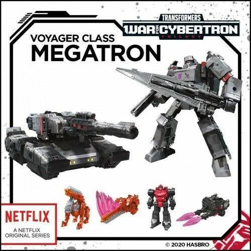 Transformers War For Cybertron Netflix Voyager Class Megatron with ...