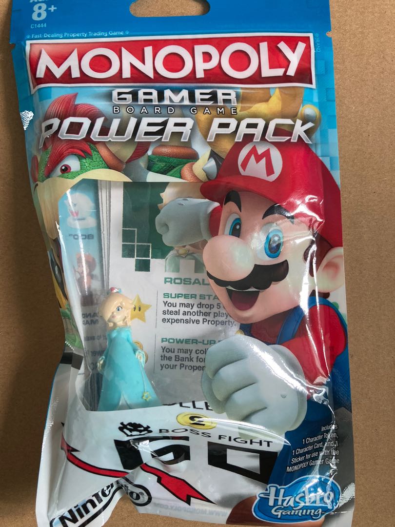 Mario Monopoly Power Pack - Rosalina, 興趣及遊戲, 玩具 & 遊戲類 - Carousell