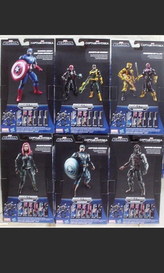 Marvel Legends BAF Mandroid wave set of 6 (MCU Chris Evans Captain ...