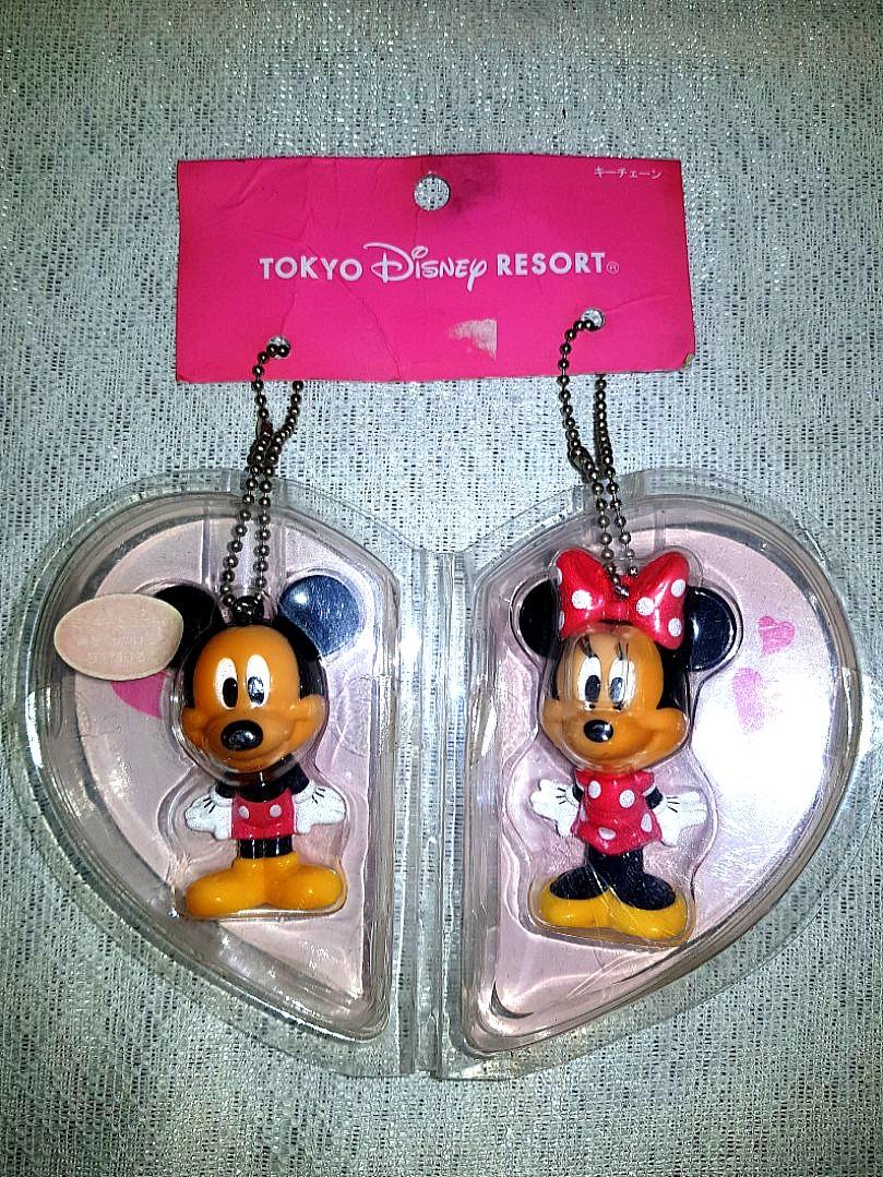 Mickey and Minnie couple keychain Tokyo Disney Resort, Women's Fashion ...