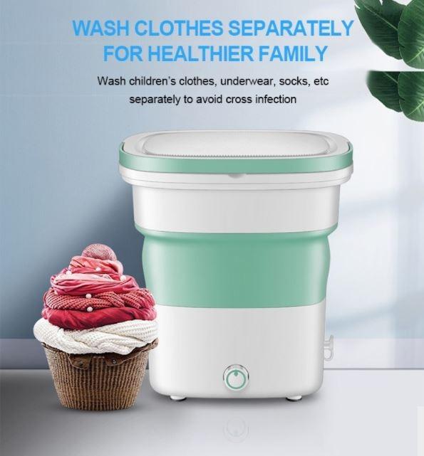 mini front loading folding laundry tub basin mini washing machine ...