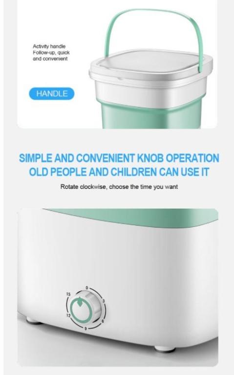 mini front loading folding laundry tub basin mini washing machine ...