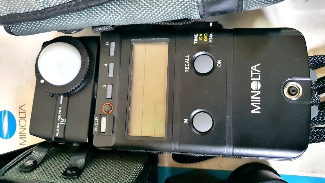 Minolta Flash Meter IV, Viewfinder 5 degree and Spot Mask II ...