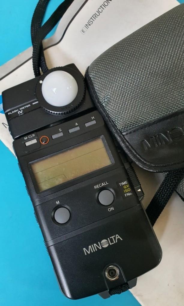 Minolta Flash Meter IV, Viewfinder 5 degree and Spot Mask II ...