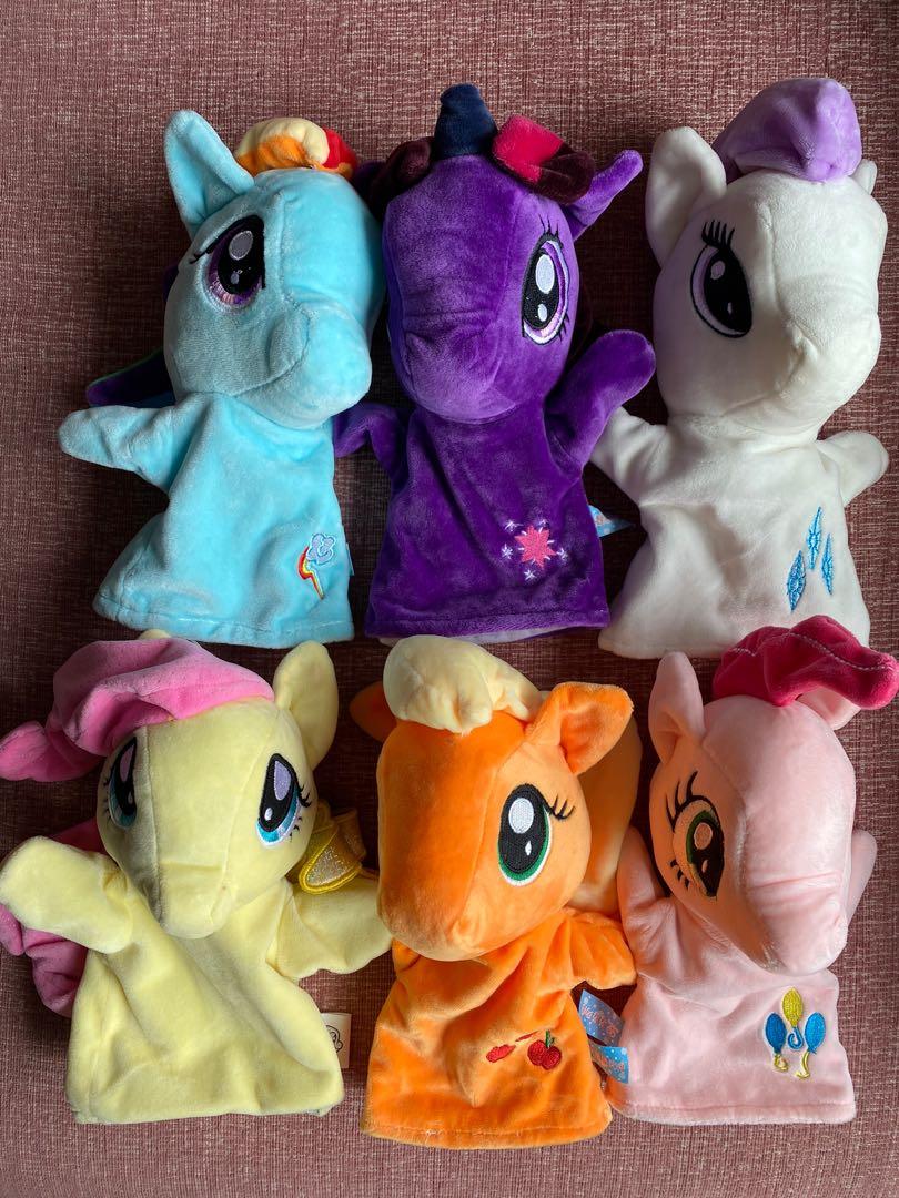My Little Pony hand puppets, Hobbies & Toys, Toys & Games on Carousell