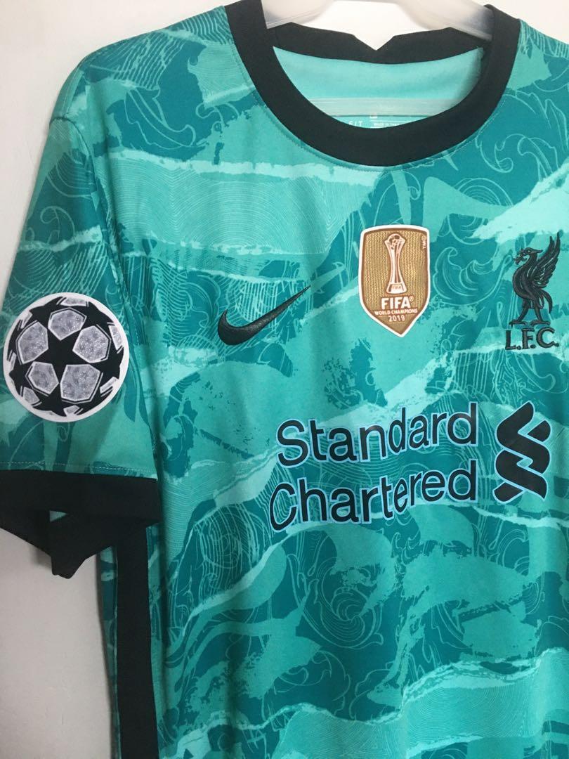 Nike Liverpool FC 2020/21 Away kit, Men's Fashion, Activewear on Carousell
