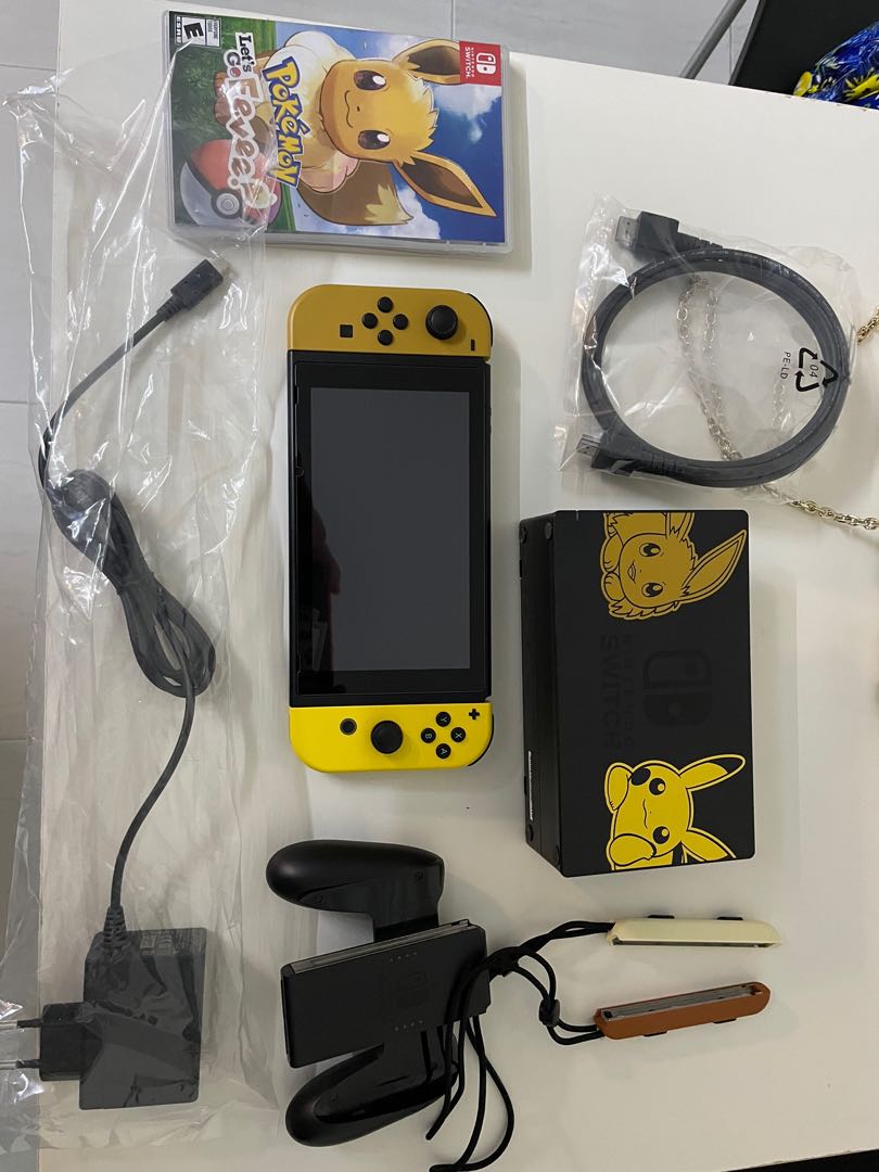 Nintendo Switch Let’s Go Eevee, Video Gaming, Video Games, Nintendo on ...