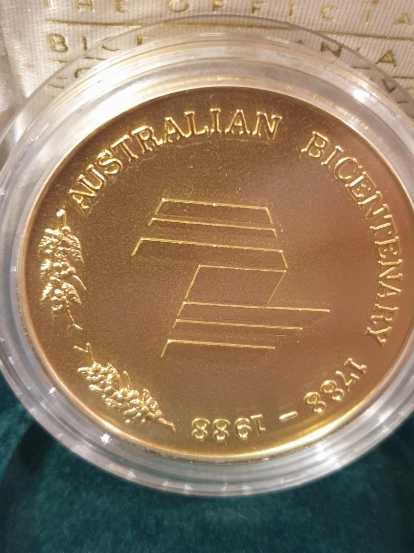 Official Bicentennial Commemorative Medallion | Australia, Hobbies ...