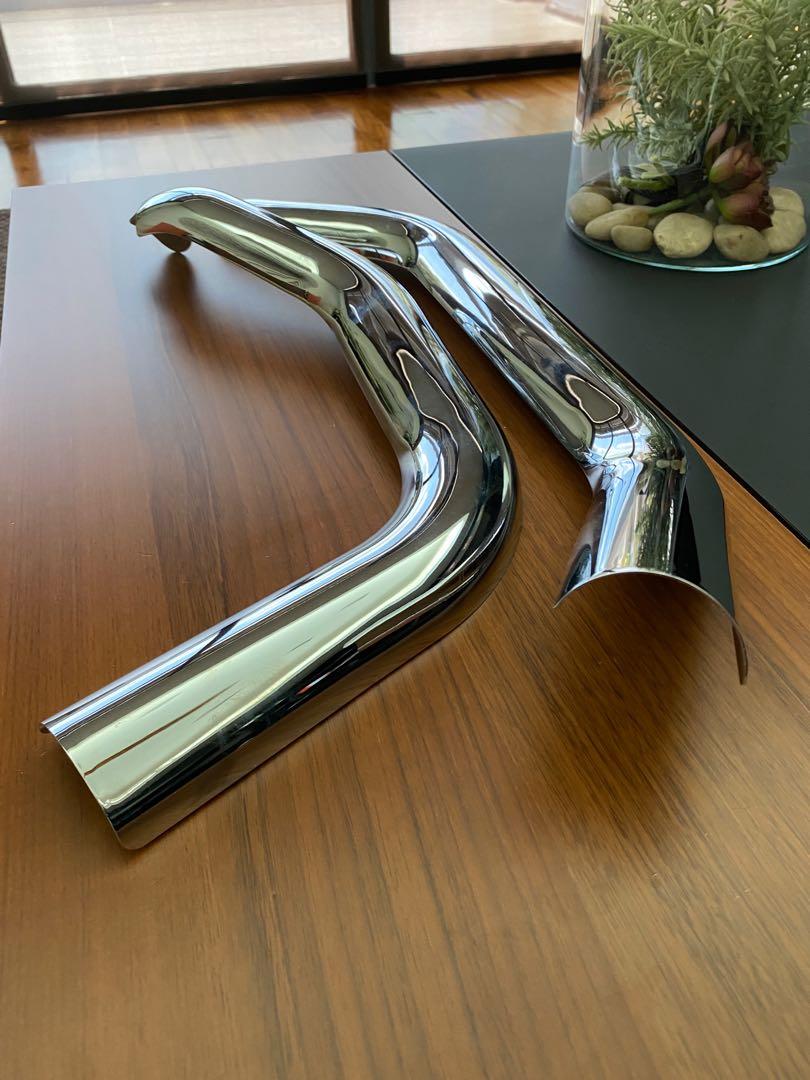 Original HD Chrome Heatshield Exhaust - Harley Davidson Sportster ...