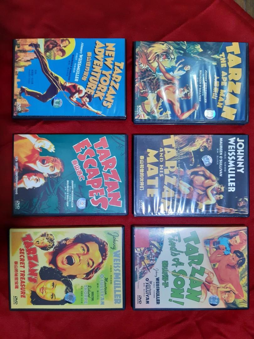 Original Tarzan Full DVD Collection of Johnny Weismuller Movies ...