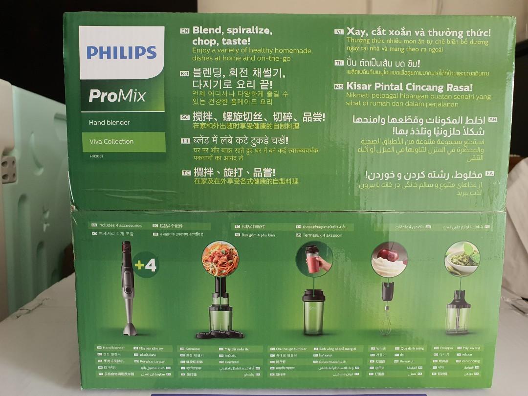 Philips Pro Mix HR2657 Hand Blender Viva Collection, TV & Home ...