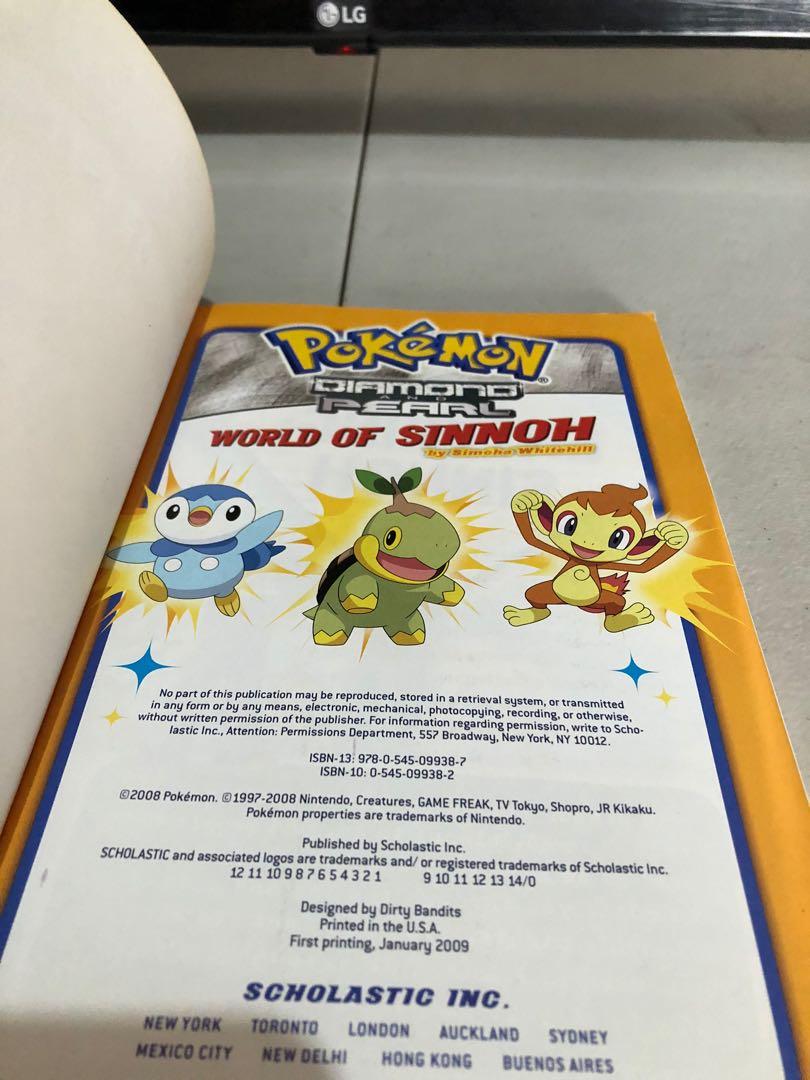 Pokemon World of Sinnoh Book, Hobbies & Toys, Books & Magazines ...