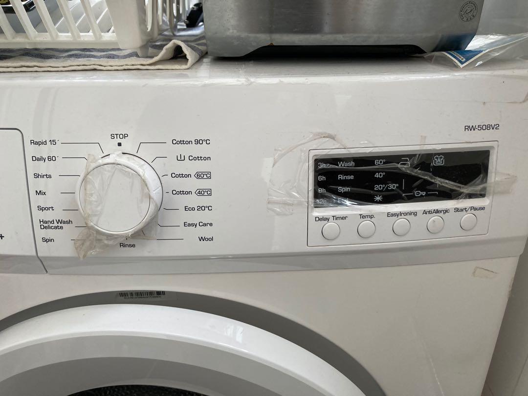 Rasonic Washing Machine (RW-508V2), 廚房用具 - Carousell