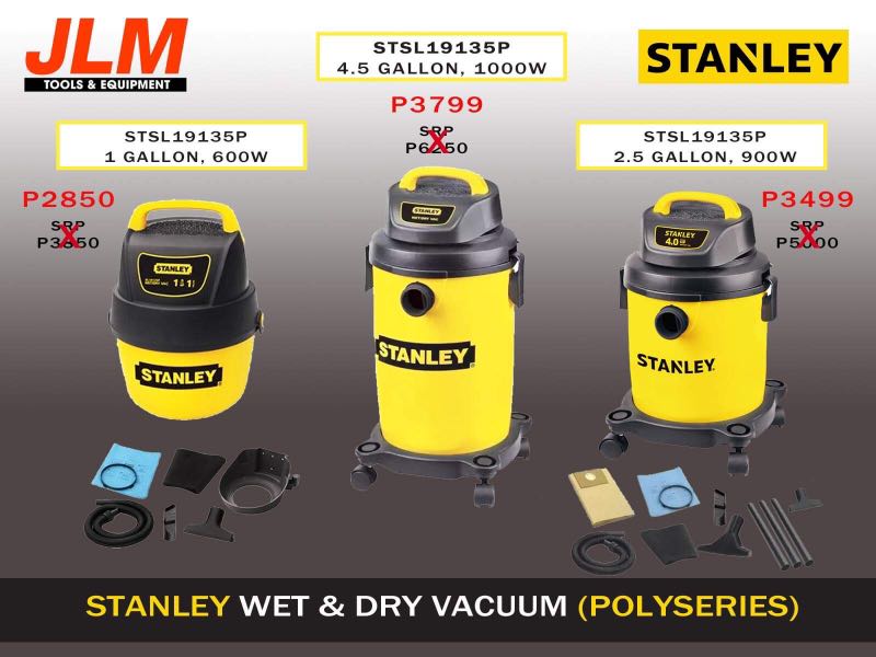 Stanley Wet & Dry Vacuum 3.8L, Furniture & Home Living, Cleaning ...